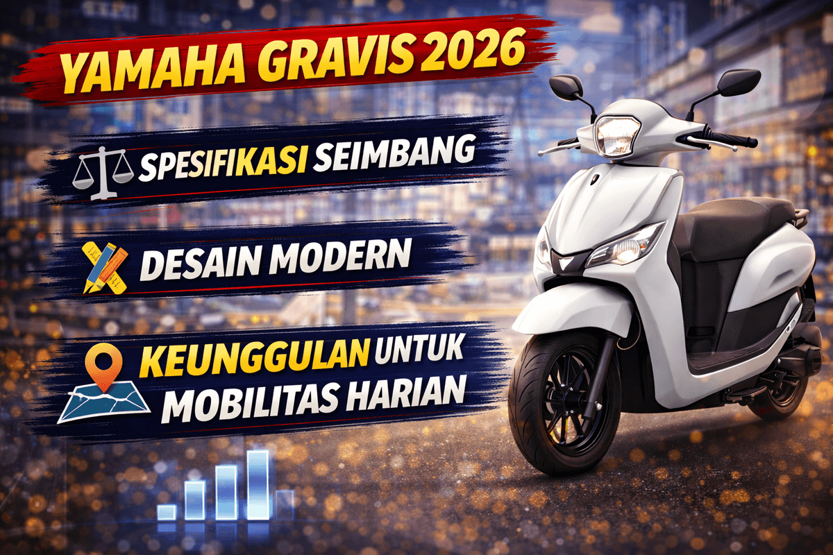 Yamaha Gravis 2026 Resmi Dirilis Mulai dari Rp10 Jutaan Aja ...