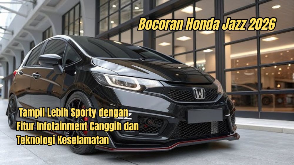 Bocoran Honda Jazz 2026 Tampil Lebih Sporty dengan Fitur Infotainment ...