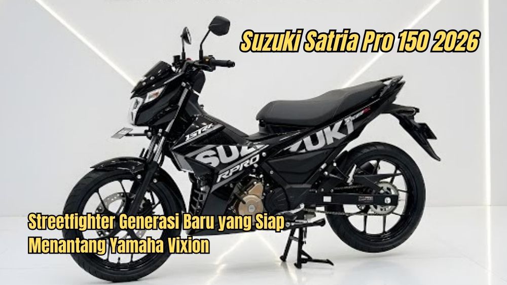 Review Suzuki Satria Pro 150 2026, Streetfighter Generasi Baru yang ...