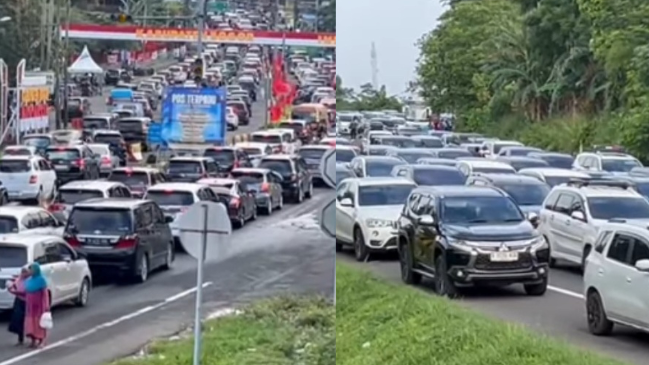 Parah! Arus Kendaraan Menuju Puncak dan Lembang Macet Sejak Pagi di ...