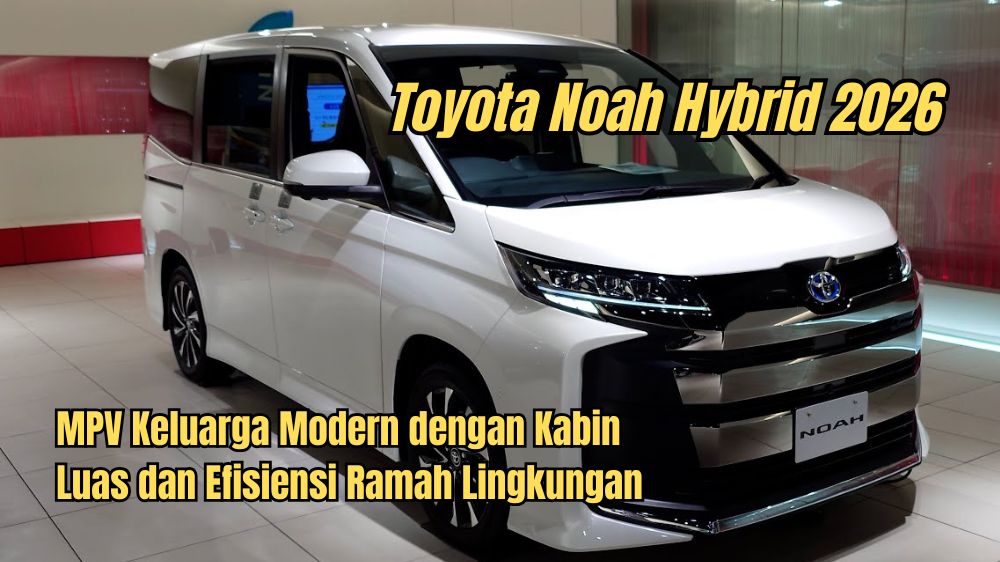 Toyota Noah Hybrid 2026: MPV Keluarga Modern dengan Kabin Luas dan ...