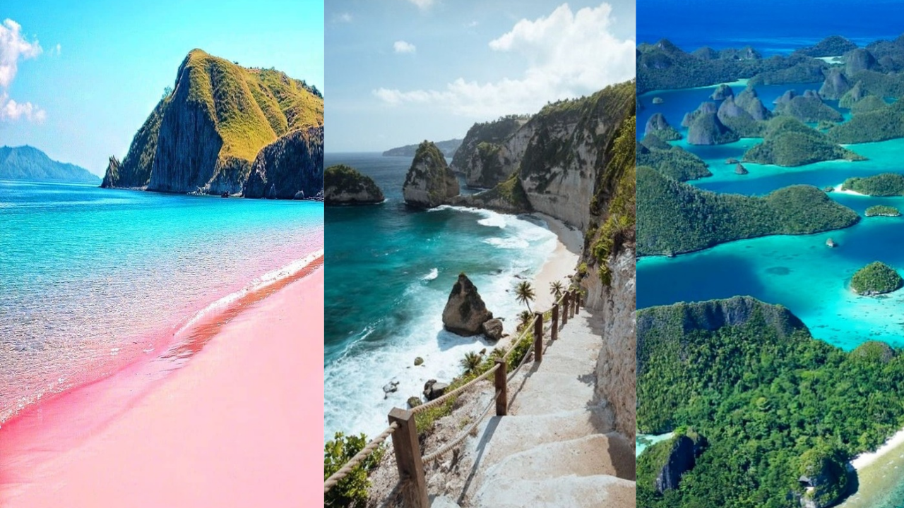 Eksplorasi 3 Pantai Terindah di Indonesia: Pantai Pink, Diamond Beach ...