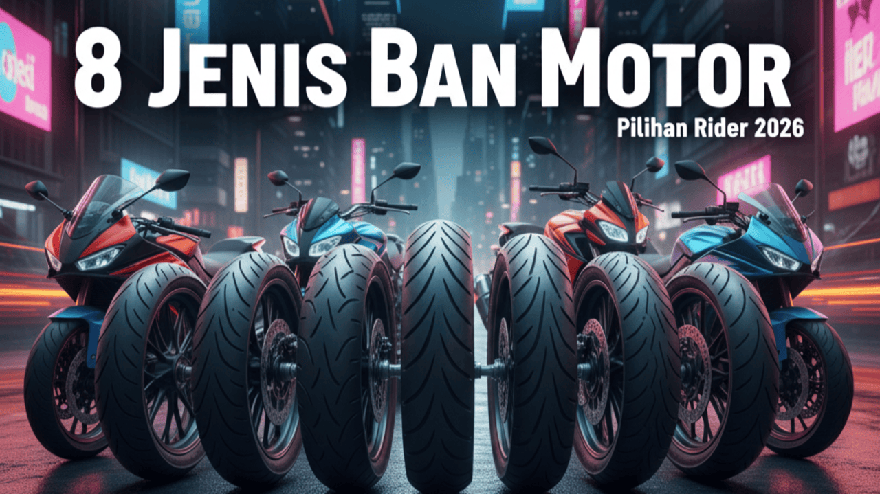 Sangar Abis! 8 Jenis Ban Motor Paling Recommended Buat Harian, Touring ...