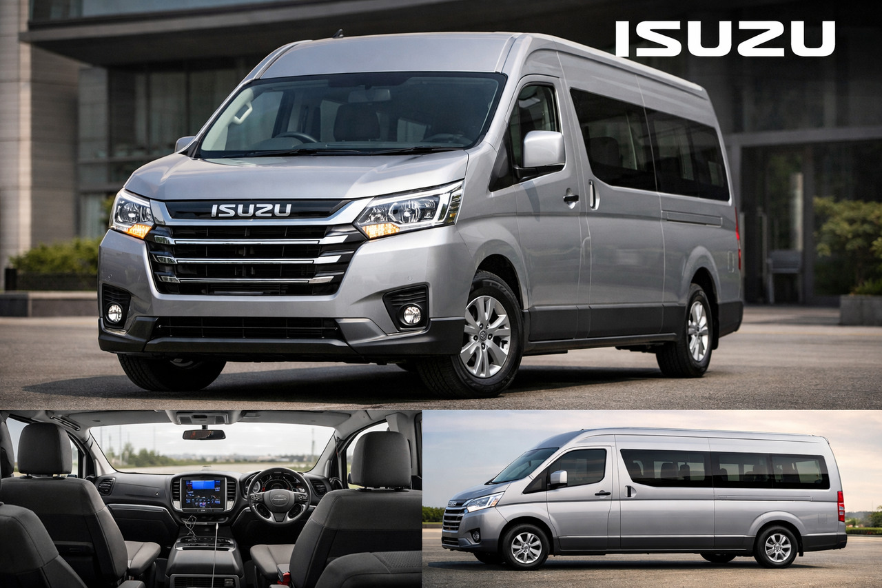 Isuzu Hiace 2026 Terbaru 9 Seater, Mesin Badak Irit BBM dan Kabin Super ...