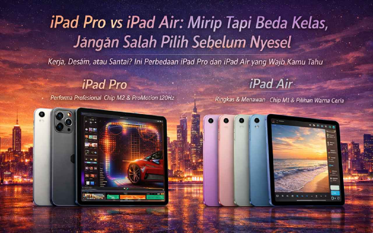 Perbedaan iPad Pro dan iPad Air: Mana yang Lebih Cocok untuk Kebutuhan ...