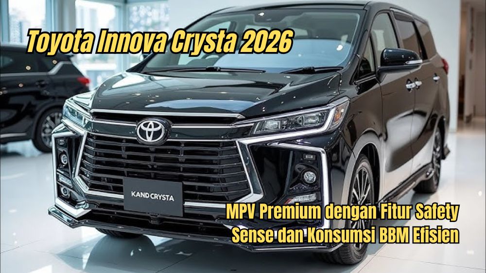 Toyota Innova Crysta 2026 Resmi Meluncur, MPV Premium dengan Fitur ...