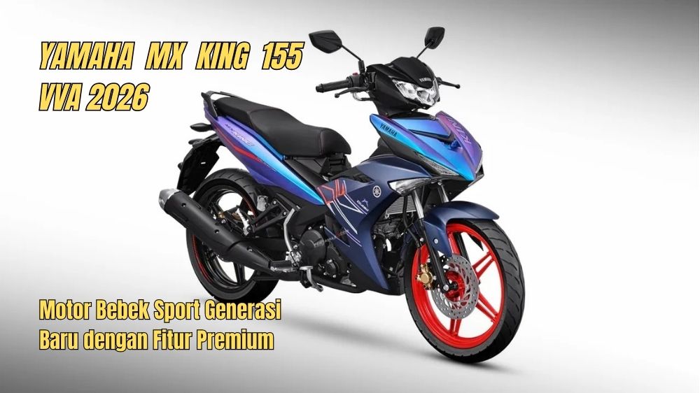 All New Yamaha MX King 155 VVA 2026, Motor Bebek Sport Generasi Baru ...