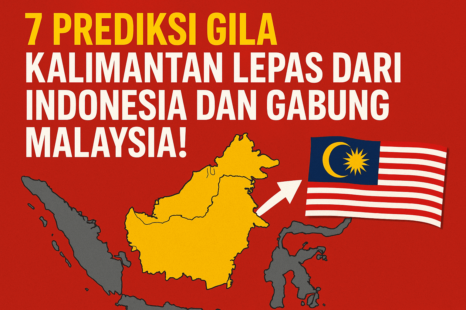 Bikin Merinding! Inilah 7 Hal Ekstrem Jika Kalimantan Pisah dari RI dan ...