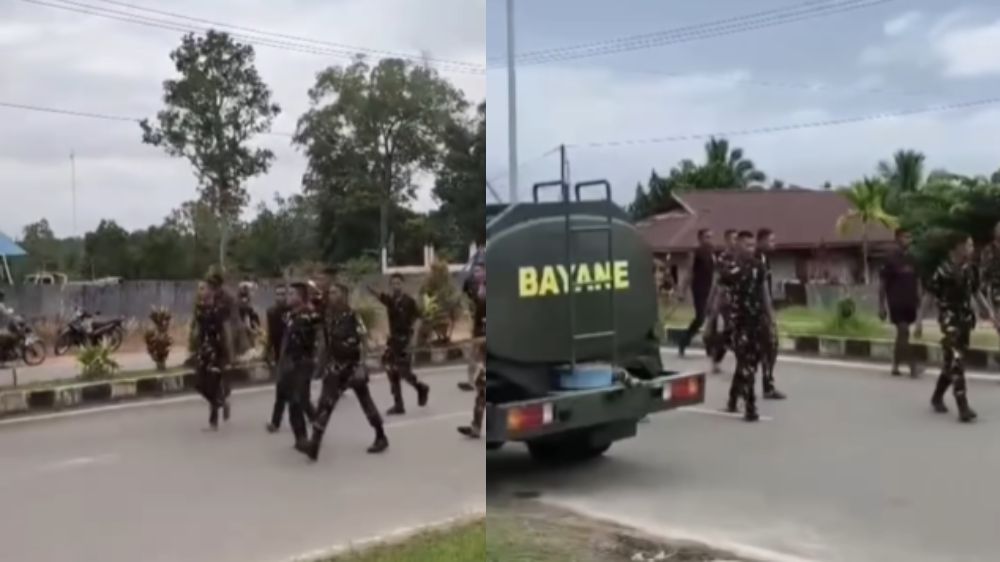 Viral Video Bentrok TNI-Polri di Mappi, Diduga Dipicu Geber Motor ...