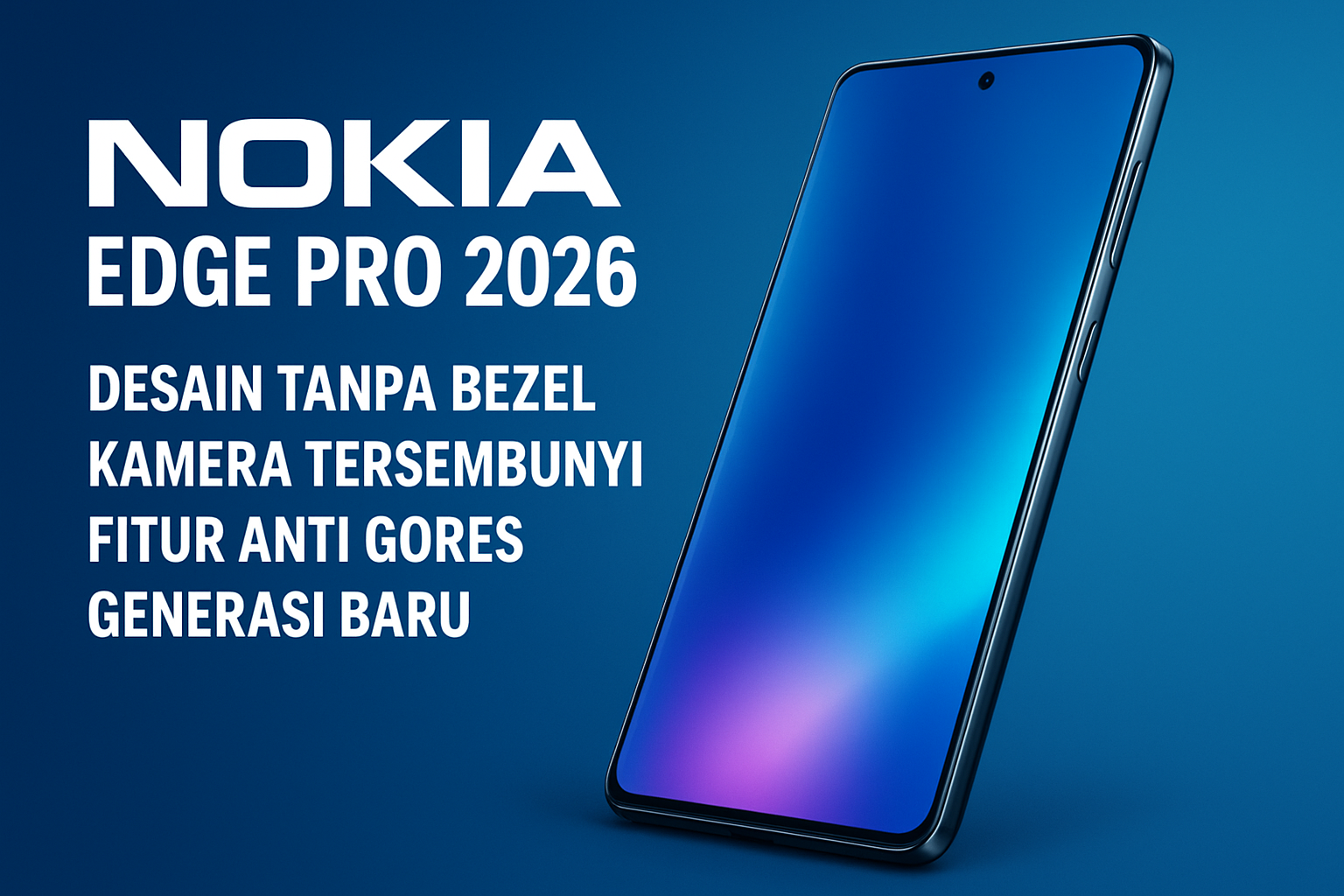 Spesifikasi HP Nokia Edge Pro 2026 Bocor Parah, Desainnya Nyaris Tanpa ...
