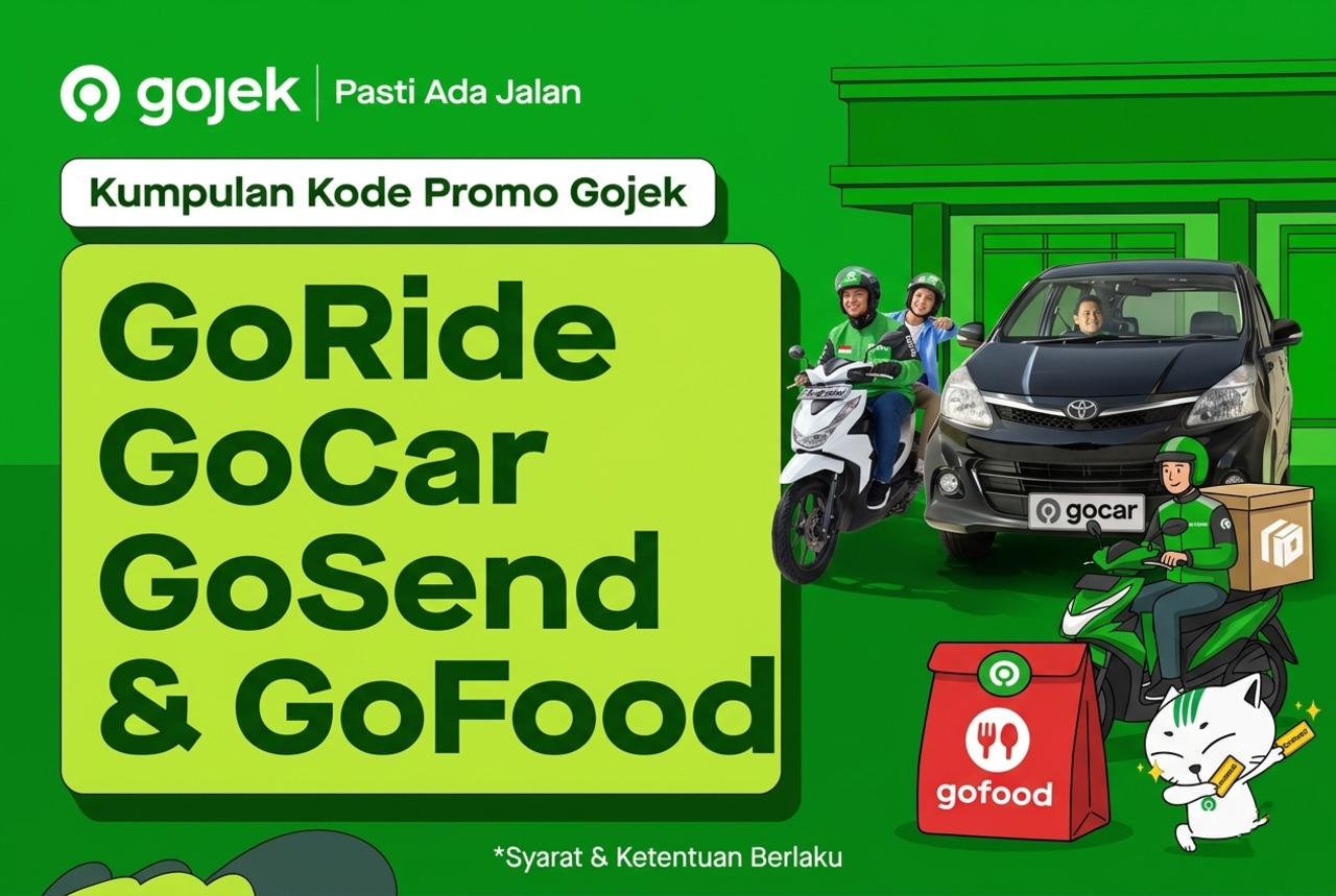 Ambyar! Valid Daftar Kode Promo Gojek 2026: Diskon GoSend, GoFood dan ...