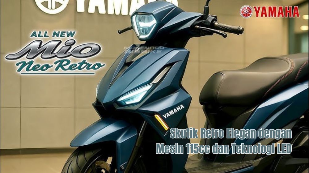 Yamaha Mio Neo Retro Modern 2026, Skutik Retro Elegan dengan Mesin ...