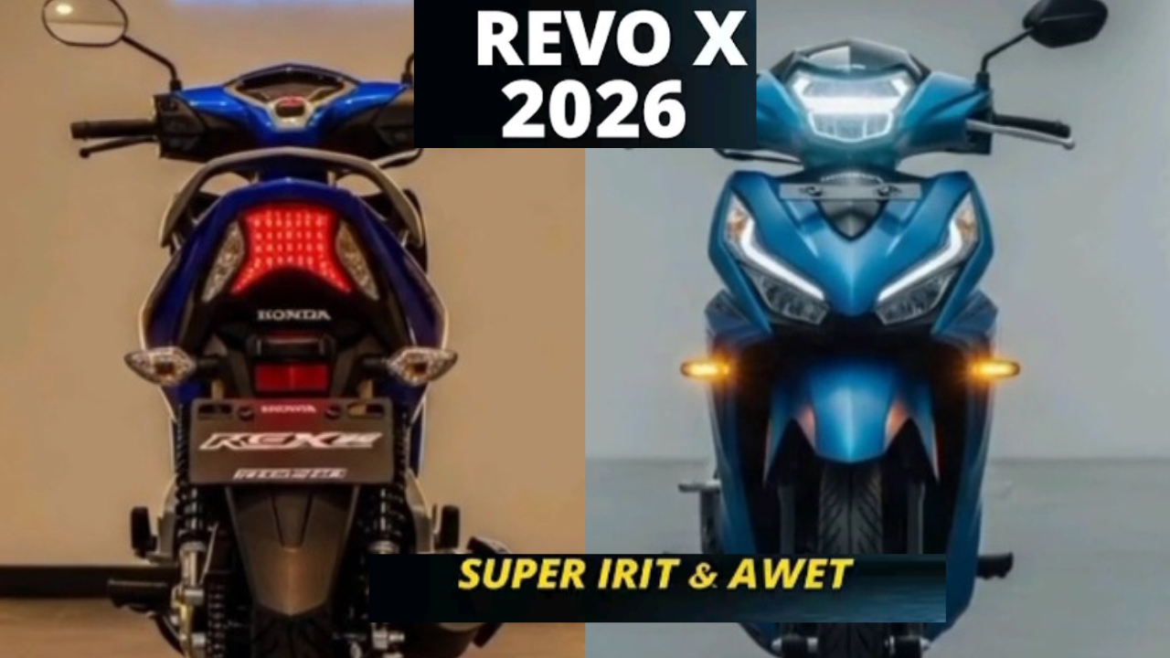 Siap Pakai! Honda Revo X 2026 Terbaru Irit, Tangguh, dan Tampilan Biru ...