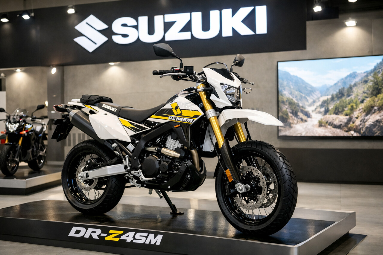 Suzuki DR-Z4SM Siap Masuk Indonesia? Moge 400cc Cek Ombak di IIMS 2026