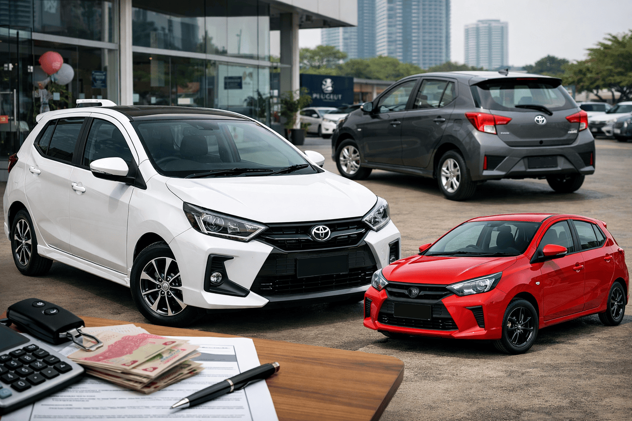 Terbaru ini Harga Toyota Ayla 2026: Simulasi DP dan Cicilan Semua Tipe