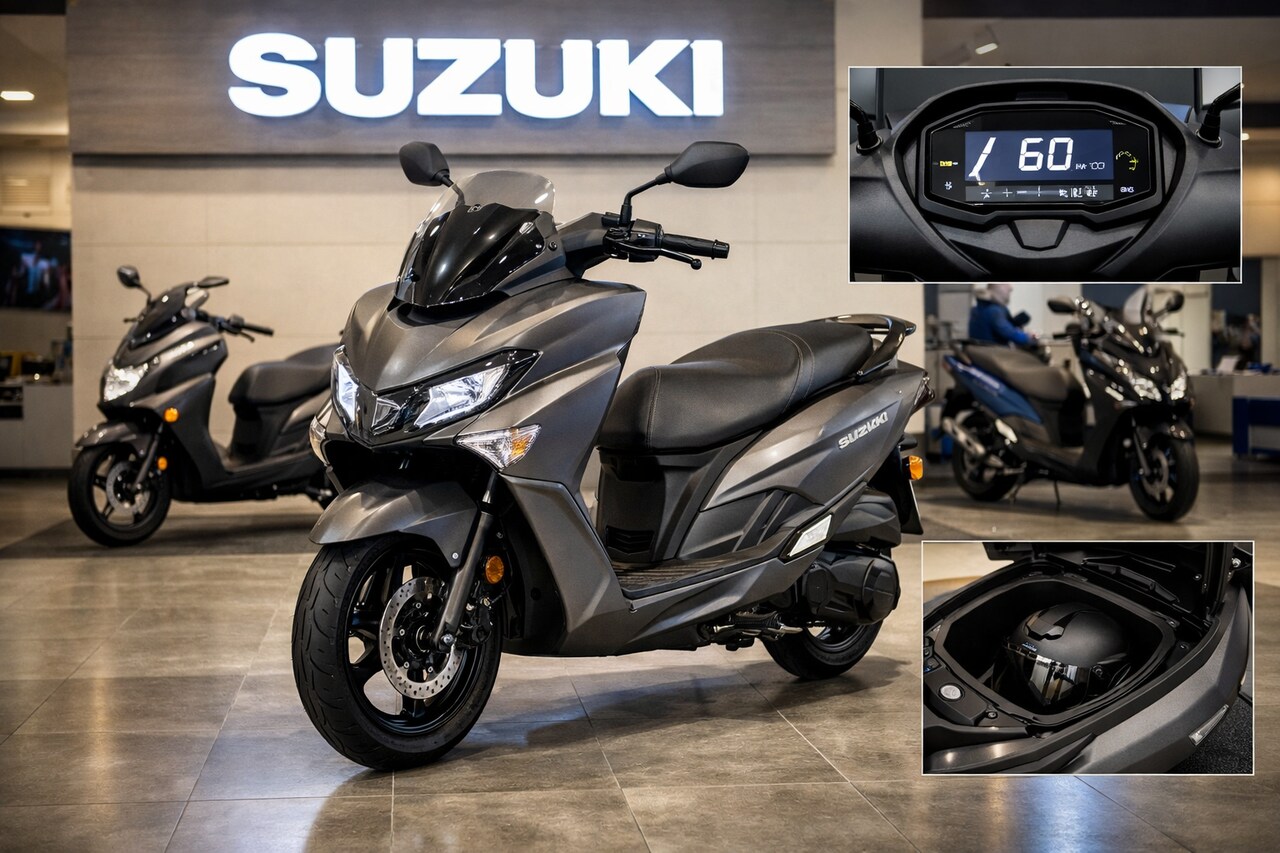 Desain Maxi dan BBM Super Irit, Suzuki Burgman Street 125EX 2026 Siap ...