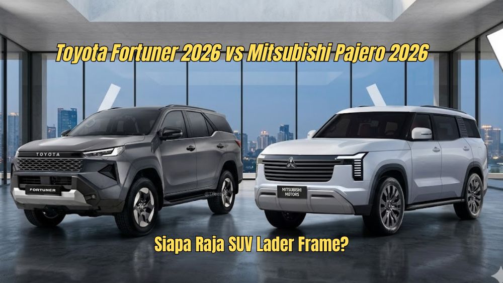 Baru! Toyota Fortuner 2026 vs Mitsubishi Pajero 2026 Rilis, Siapa Raja ...