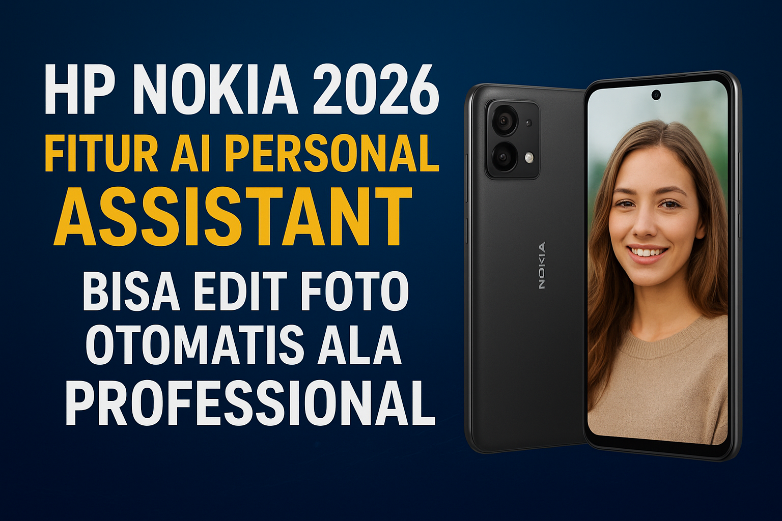 Spesifikasi HP Nokia 2026 Bocor, Udah Ada Fitur AI Personal Assistant ...