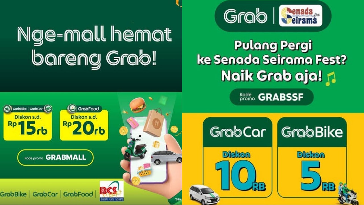 Diskon Ambayar! Klaim Kode Promo Grab, GrabFood, GrabBike dan GrabCar Hari ini Juli 2025
