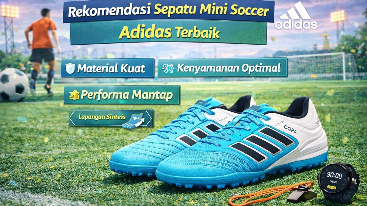 Sepatu Mini Soccer Adidas, Perpaduan Teknologi Stabil dan Gaya Klasik ...