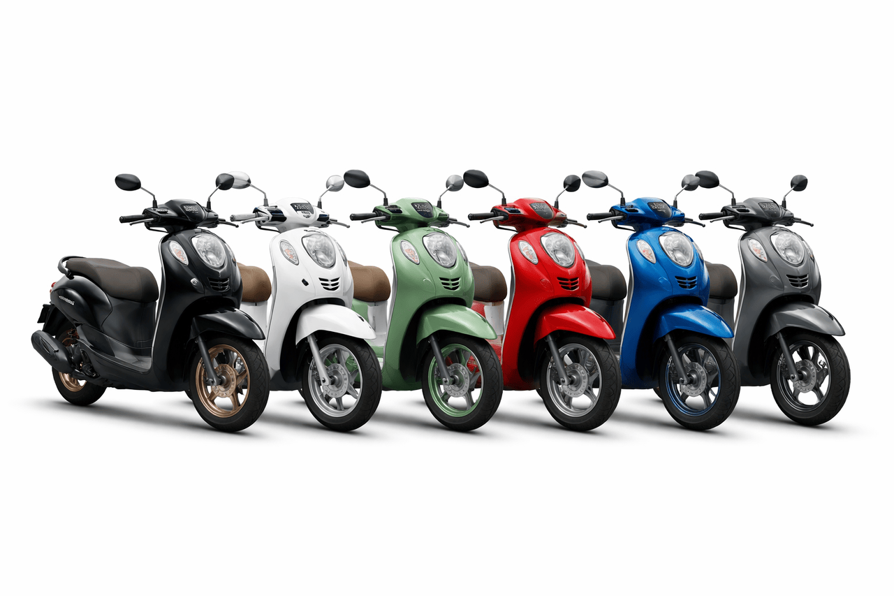 Body Gemoy! Ini 6 Varian Warna Honda Scoopy 2026: Lebih Menyala Stylish ...