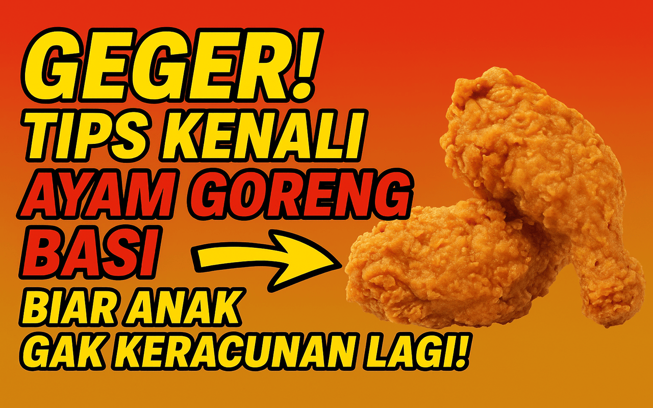 Geger! 8 Tips Kenali Ayam Goreng Basi di Jatah MBG Biar Anak Gak ...