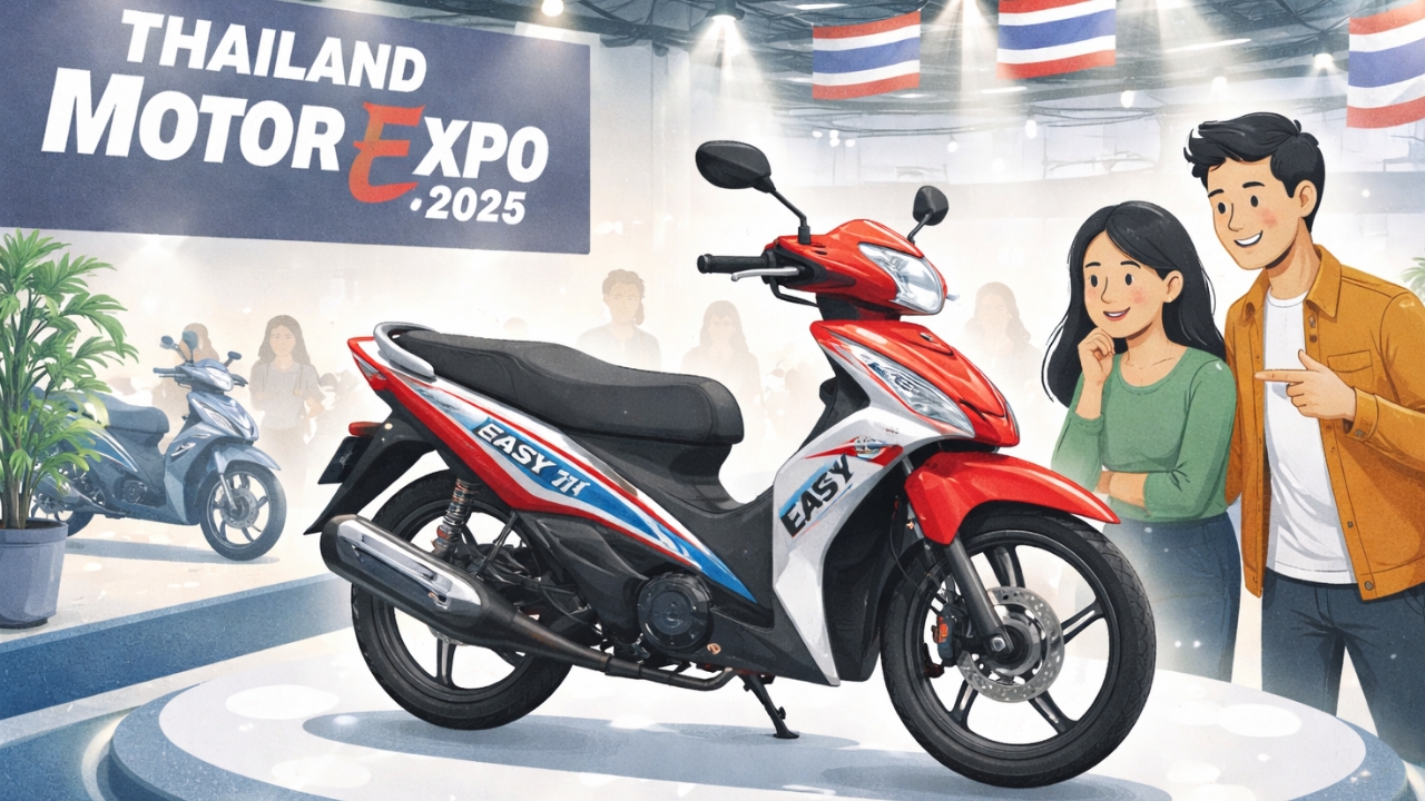 Suzuki Easy 115 Tampil di Thailand Motor Expo 2025, Layakkah Masuk ...