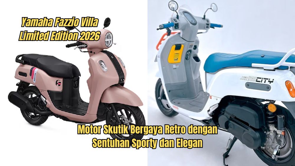 Yamaha Fazzio Villa Limited Edition 2026: Motor Skutik Bergaya Retro ...