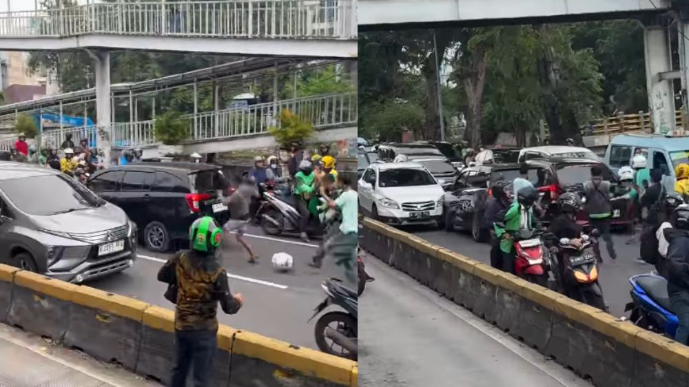 Viral Aksi Mobil Lawan Arah dan Tabrak Sejumlah Kendaraan di Gunung ...