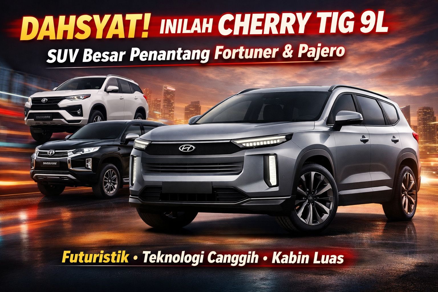 SUV 7 Penumpang Chery Tiggo 9L Muncul di Auto Shanghai, Desain Gagah ...