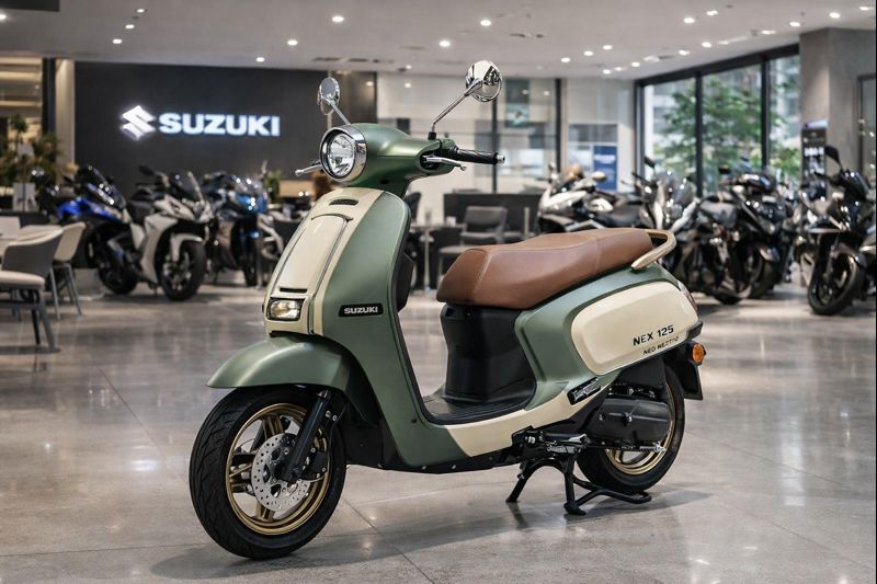 Gebrakan Suzuki Nex 125 Neo Retro, Skutik Retro-Modern dengan Fitur ...