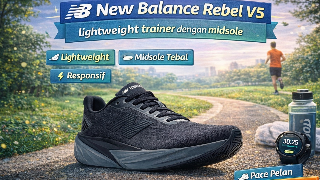 New Balance Rebel V5, Lightweight Trainer yang Sukses Naik Kelas Jadi ...