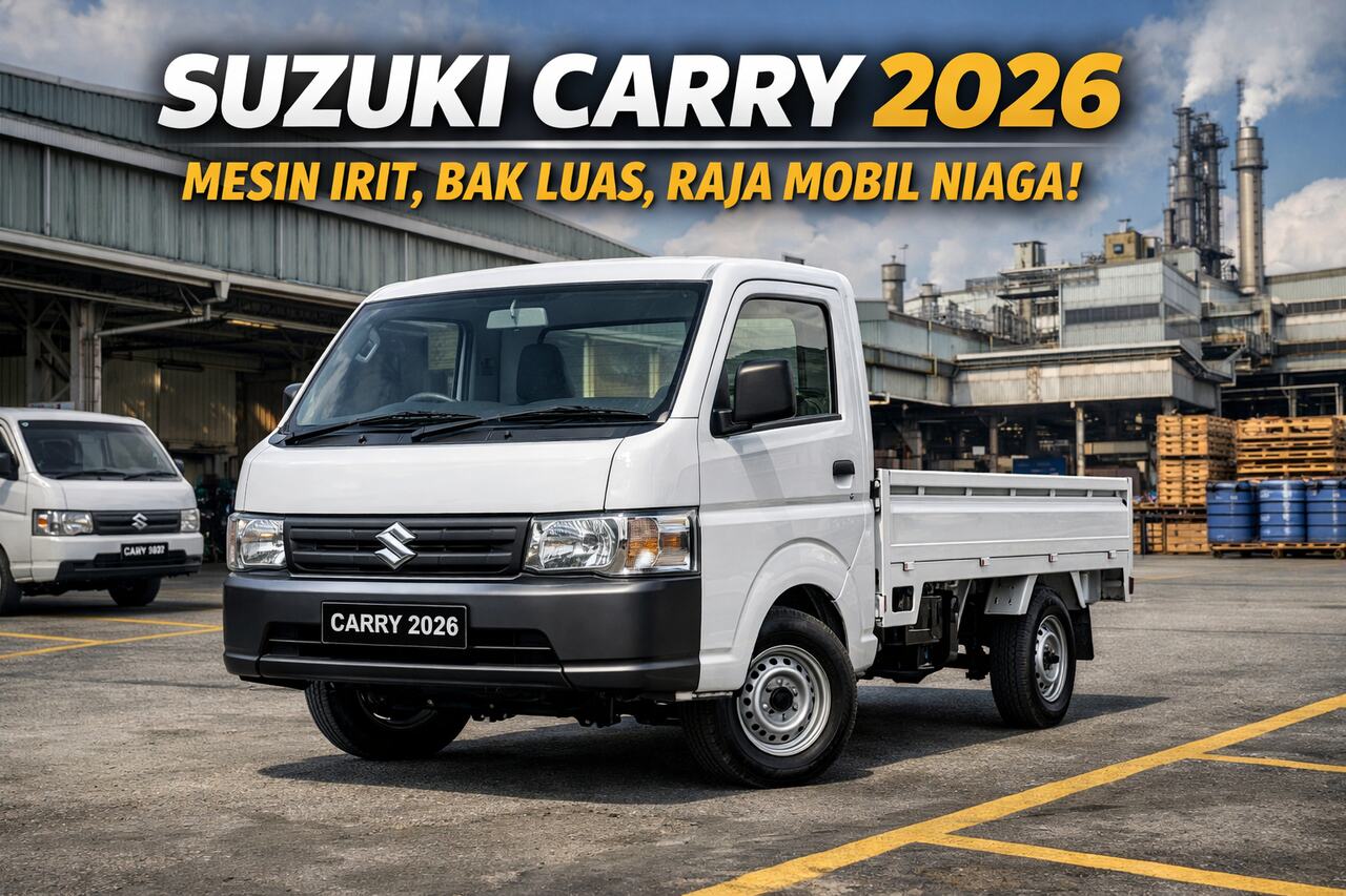 Bukan Sekadar Pickup, Suzuki Carry 2026 Punya Bak Luas dan Suspensi ...