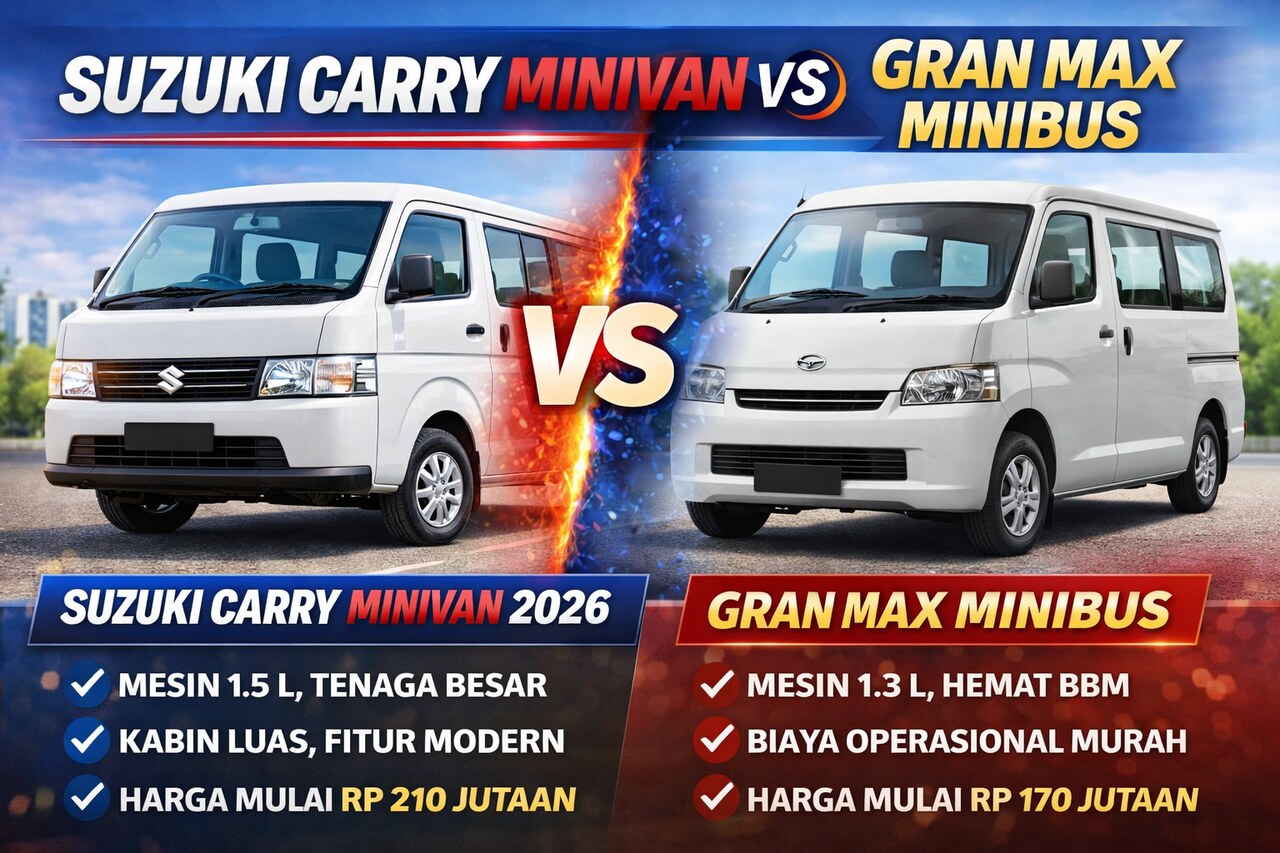 Duel Mobil Serbaguna 2026, Carry Minivan vs Gran Max Minibus Siapa ...