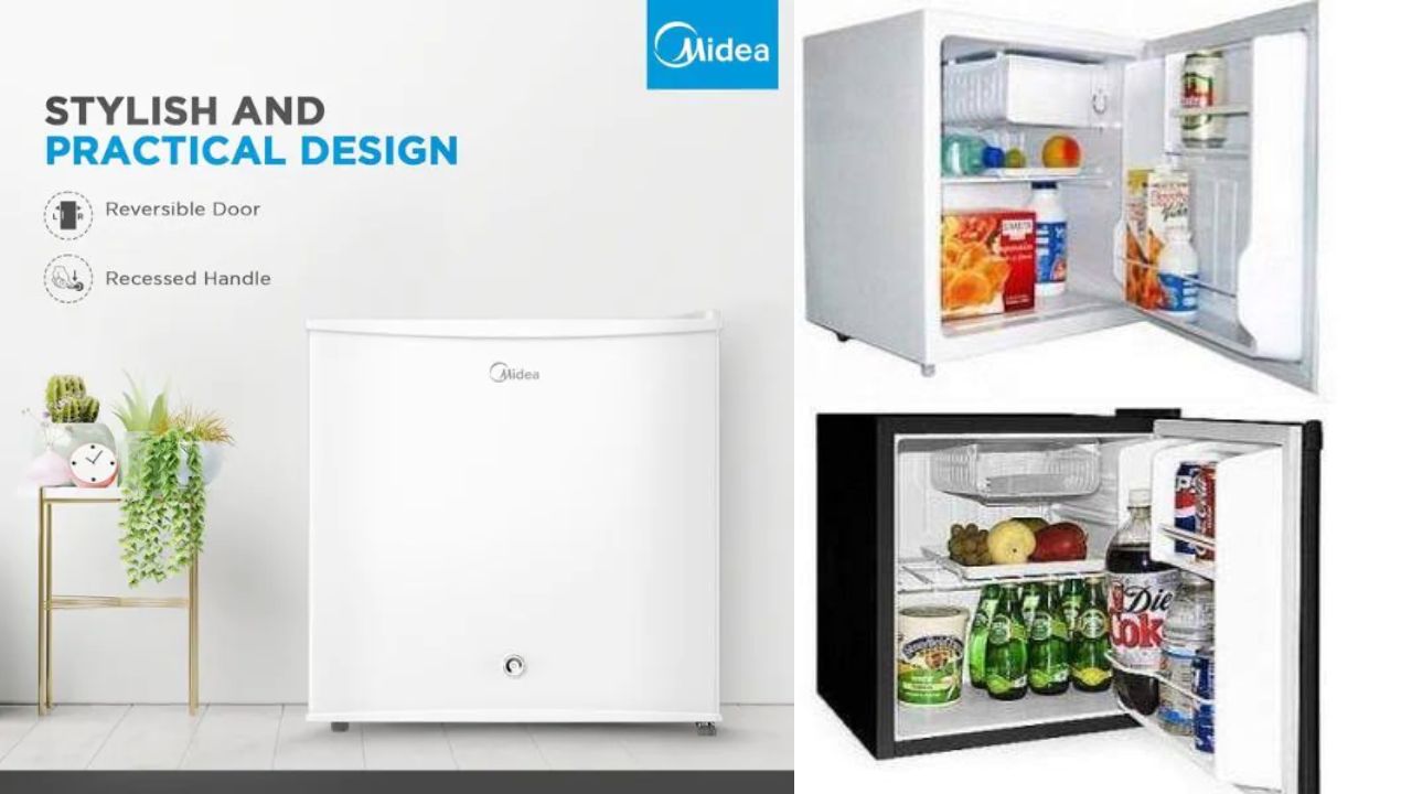 Kulkas Mini Midea MDRD86FGG50ID 50 Liter Hemat Listrik 80 Watt, Cocok ...