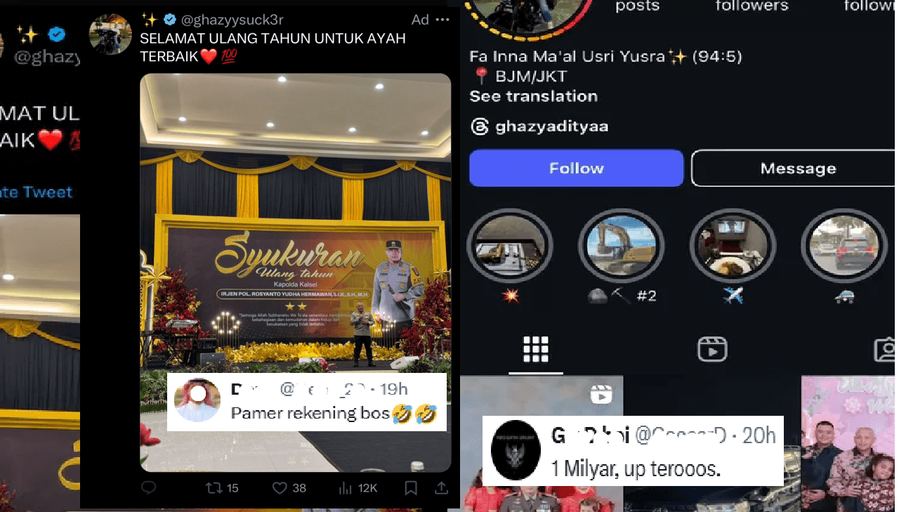Gaya Hidup Ghazyendha Aditya Anak Kapolda Kalsel Bikin Geger, Warganet ...
