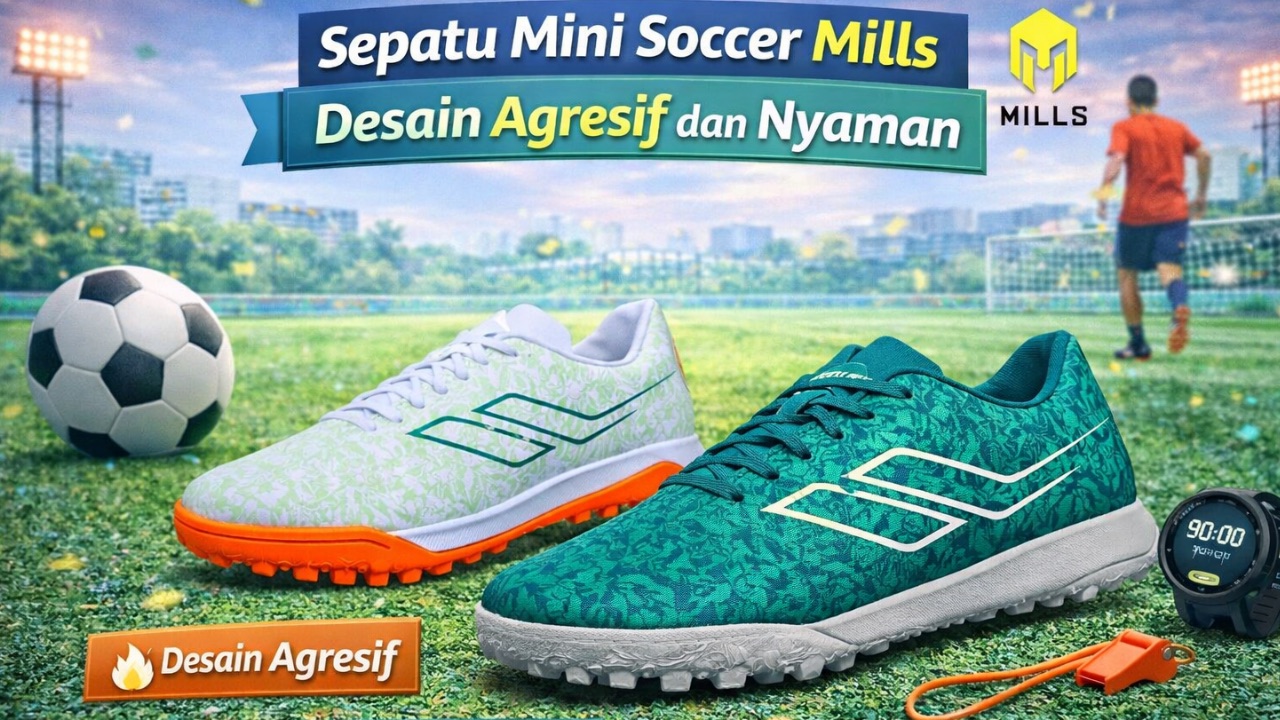 Sepatu Mini Soccer Mills: Bukti Brand Lokal Bisa Tampil Garang dan ...