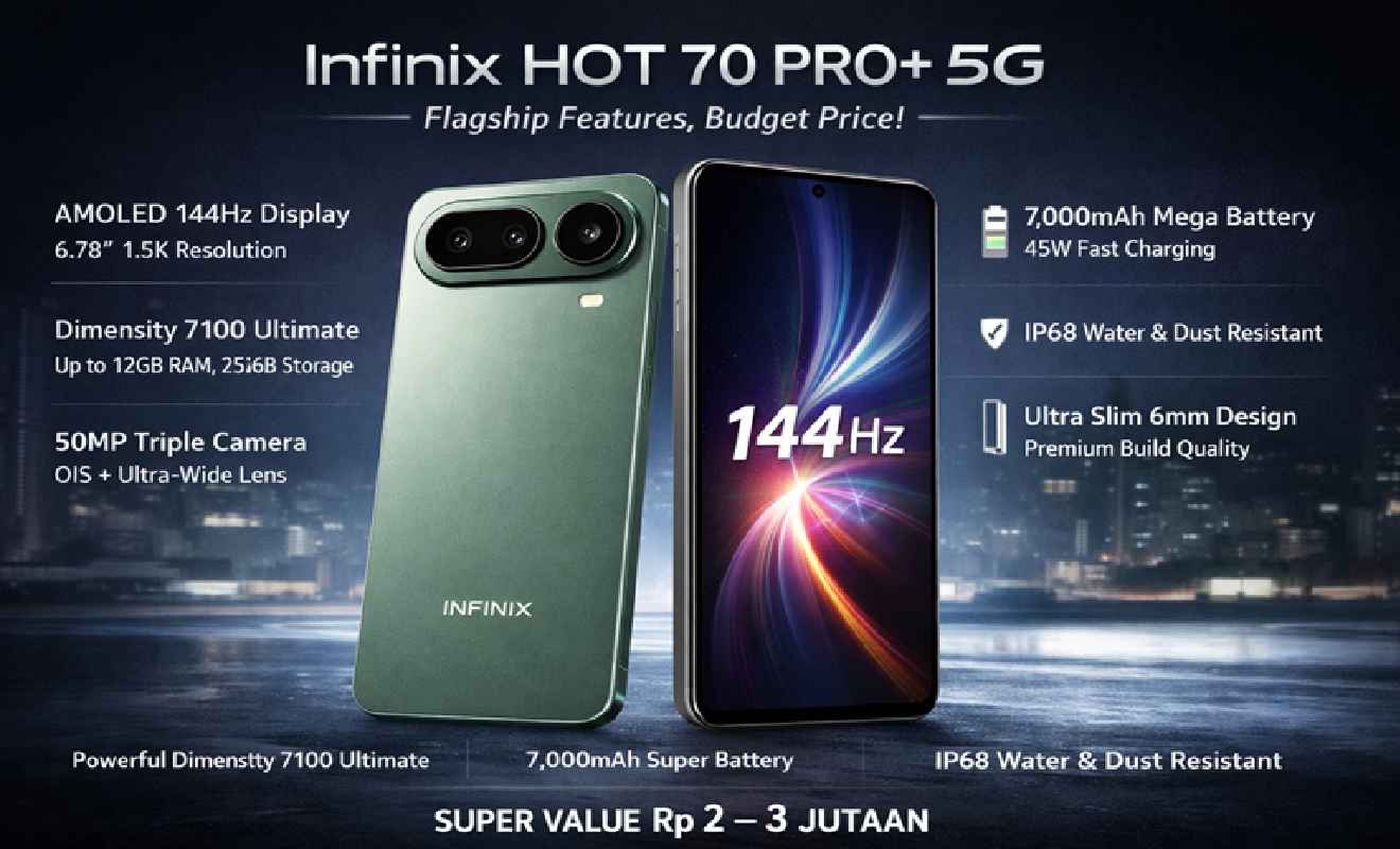 Infinix Hot 70 Pro+ 5G Mulai Terkuak, Spesifikasi yang Mendorong Batas ...