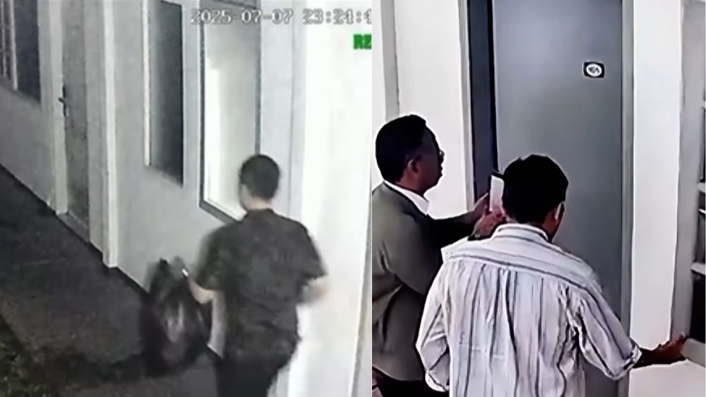 Viral CCTV Kos Rekam Momen Terakhir Diplomat Kemenlu Sebelum Ditemukan ...
