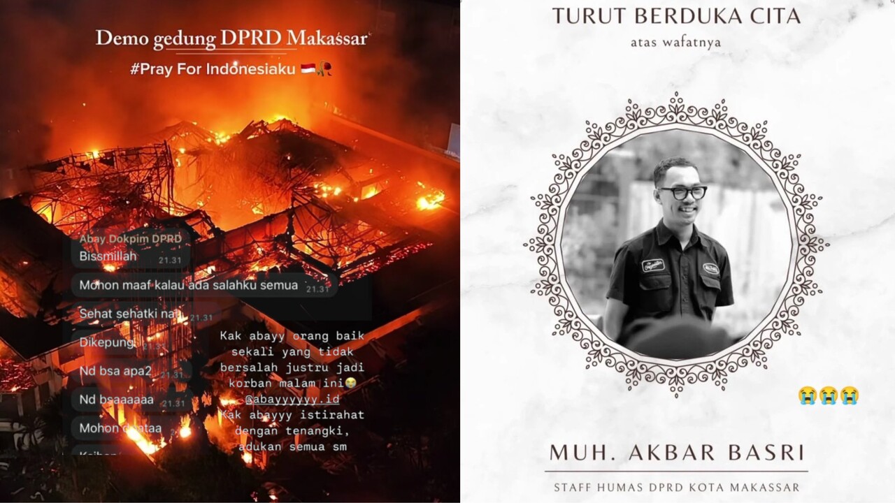 Makassar Mencekam! Kronologi Dua Gedung DPRD Dibakar Massa, 3 Tewas dan ...