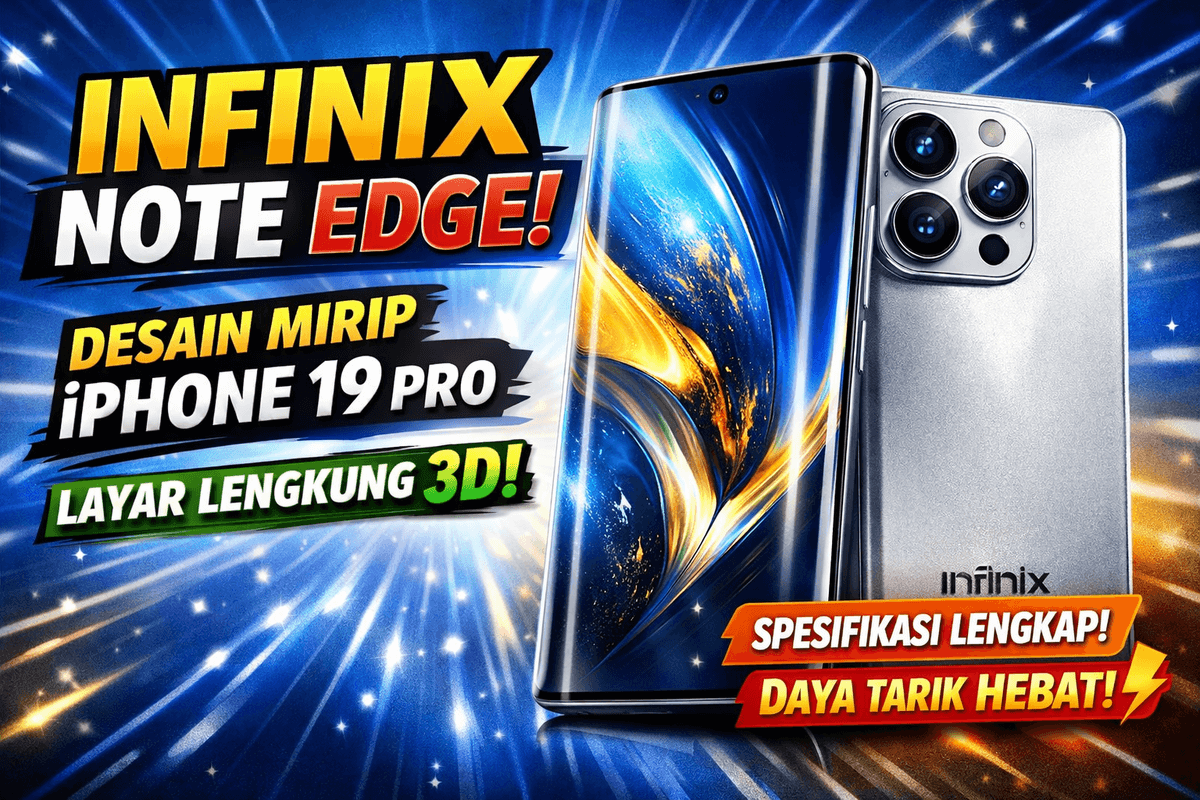 Mirip iPhone 17 Pro? Inilah Spesifikasi Infinix Note Edge dengan Layar ...