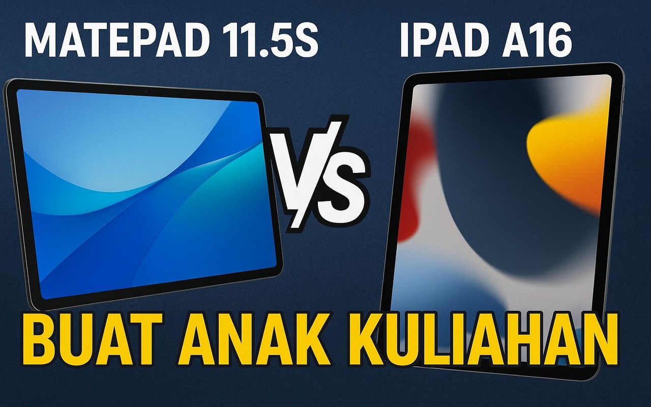 Gak Nyangka! Huawei MatePad 11.5S Bisa Ngalahin iPad A16 2025, Ada ...